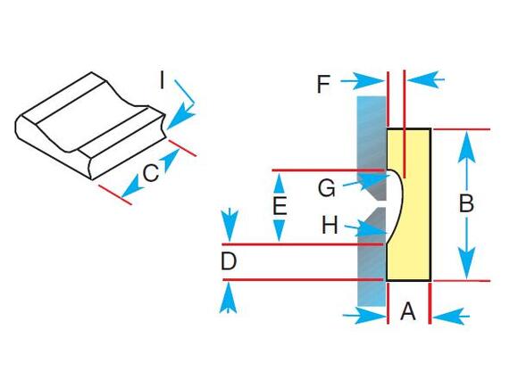 1G80-R | Ceramic Weld Backing | Ceramic Plate Welding | Steel Supply Co.
