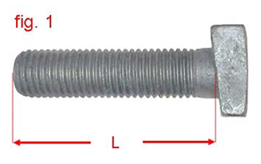 Wedge Insert: Askew Head Bolt Length