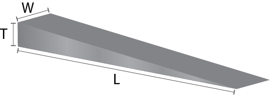 Carbon Steel Wedges | Right Angle Wedges | Steel Supply Co