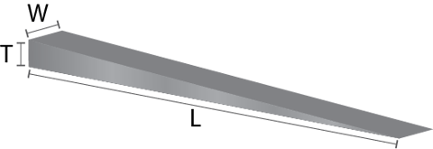 Carbon Steel Wedges | Right Angle Wedges | Steel Supply Co