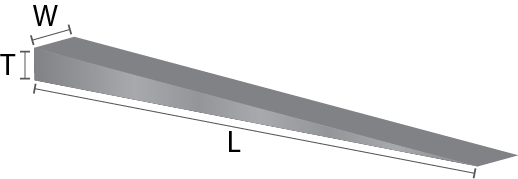 Carbon Steel Wedges | Right Angle Wedges | Steel Supply Co