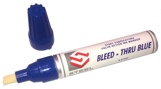 Laco Markal | Felt Tip Steel Markers | Bleed Through Blue | Steel ...