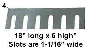 Steel Shims | Multiple Slot Shims | Shims | Steel Supply Co.