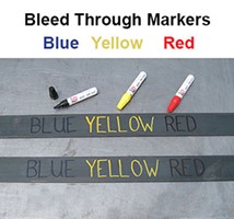 Bleed Through Steel Markers / Galvanizer’s Markers