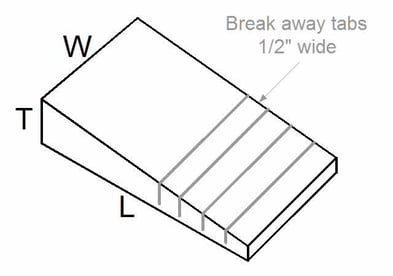 Carbon Steel Wedges | Right Angle Wedges | Steel Supply Co