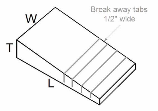 Carbon Steel Wedges | Right Angle Wedges | Steel Supply Co