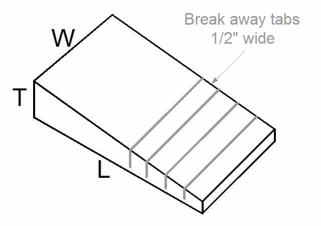 Carbon Steel Wedges | Right Angle Wedges | Steel Supply Co