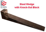 Steel Wedge with Knock-Out Block