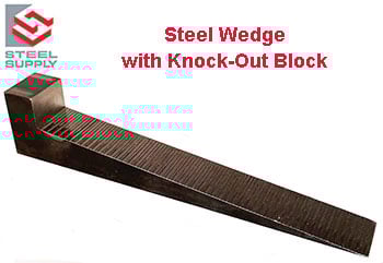 Steel Wedge with Knock-Out Block