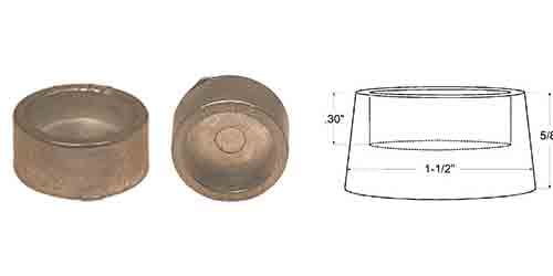 Galvanized Vent Plug | Galvanized Weep Hole Plug | Tapered Aluminum Plug