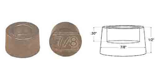 Galvanized Vent Plug - 7/8 Diameter | Galvanized Weep Hole Plug | Steel ...