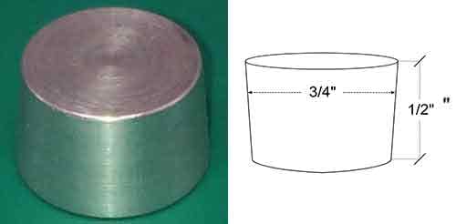 Galvanized Vent Hole Plug 3/4"